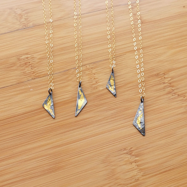 Gold Star Point Long Necklaces – Glass Sky Collection